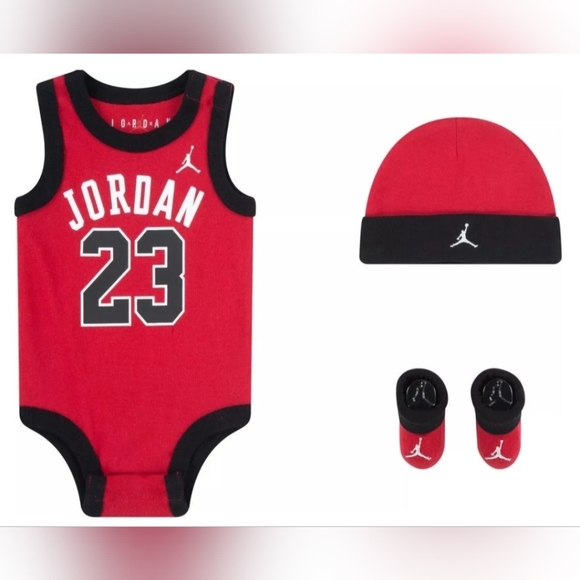 Jordan | Matching Sets | 3 Piece Nike Air Jordan Baby Boys Outfit Gift ...
